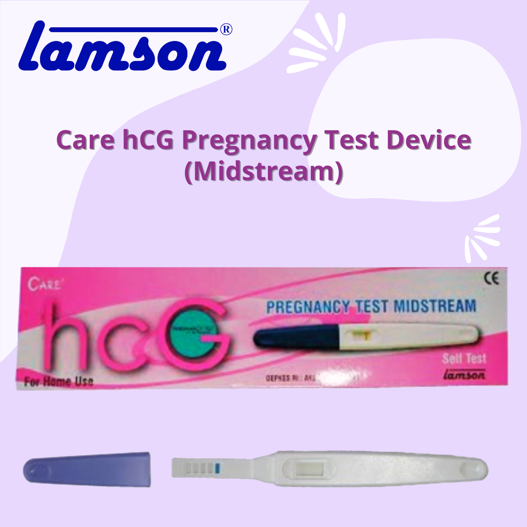 Lamson Care hCG Pregnancy Test Midstream (Test Kehamilan Midstream ...