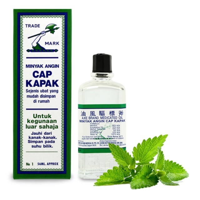 Minyak Angin Cap Kapak (Medicated Oil) | carelamson.id